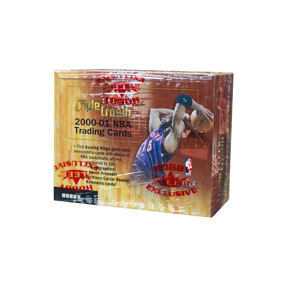 2000-01 Fleer Triple Crown Basketball Hobby Box | Steel City Collectibles