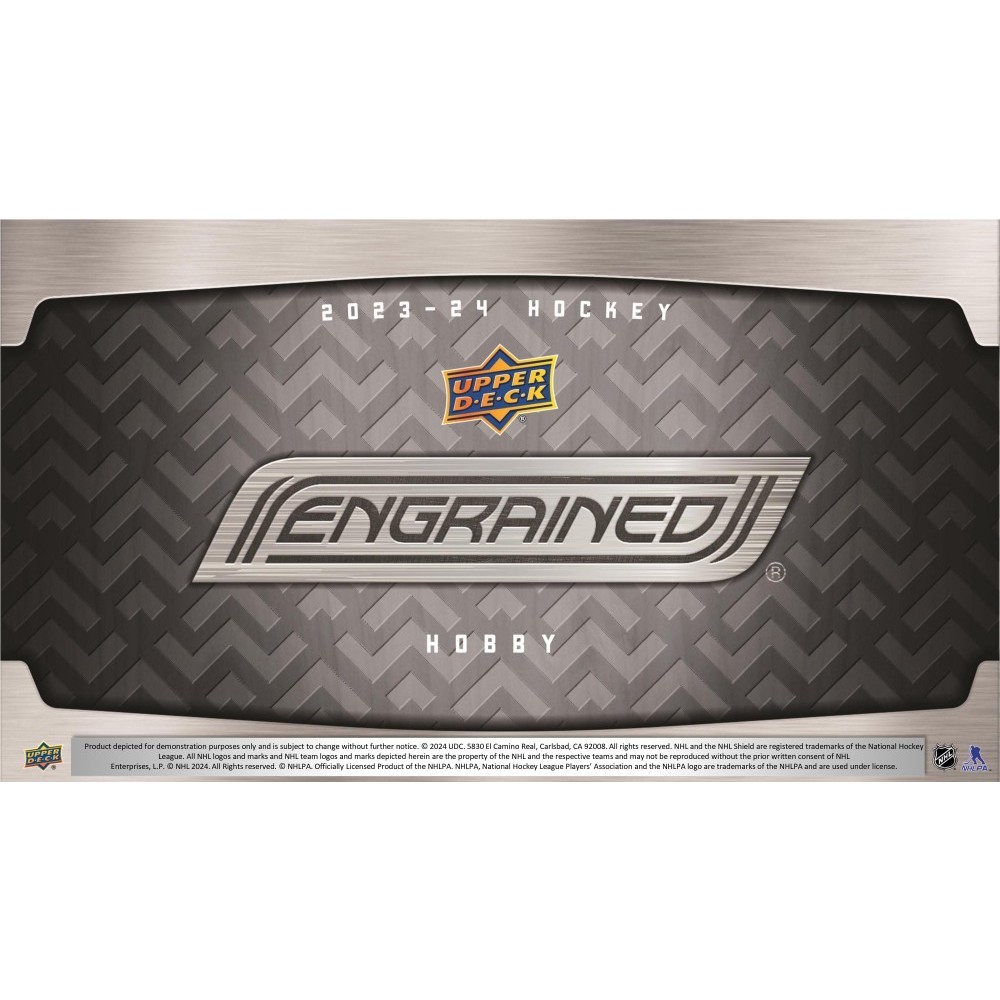 2023-24 Upper Deck Engrained Hockey Hobby Box | Steel City Collectibles