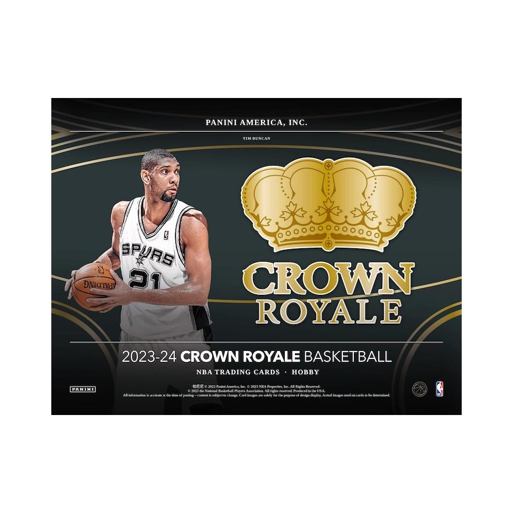 2023-24 Panini Crown Royale Basketball Hobby Box | Steel City Collectibles