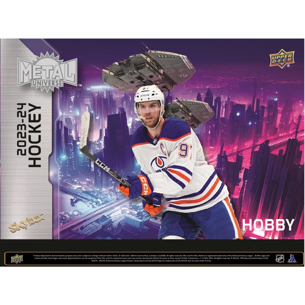 2023 24 Upper Deck Skybox Metal Universe Hockey Hobby 16 Box Case