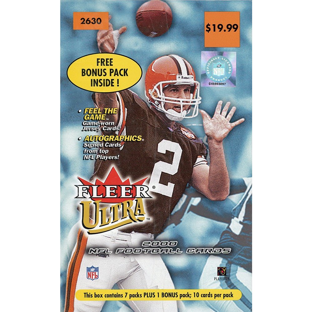 2000 Fleer Ultra Football 8ct Retail Box | Steel City Collectibles