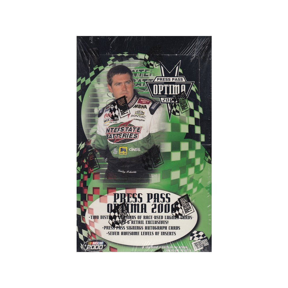 2000 Press Pass Optima Hobby Racing Box | Steel City Collectibles