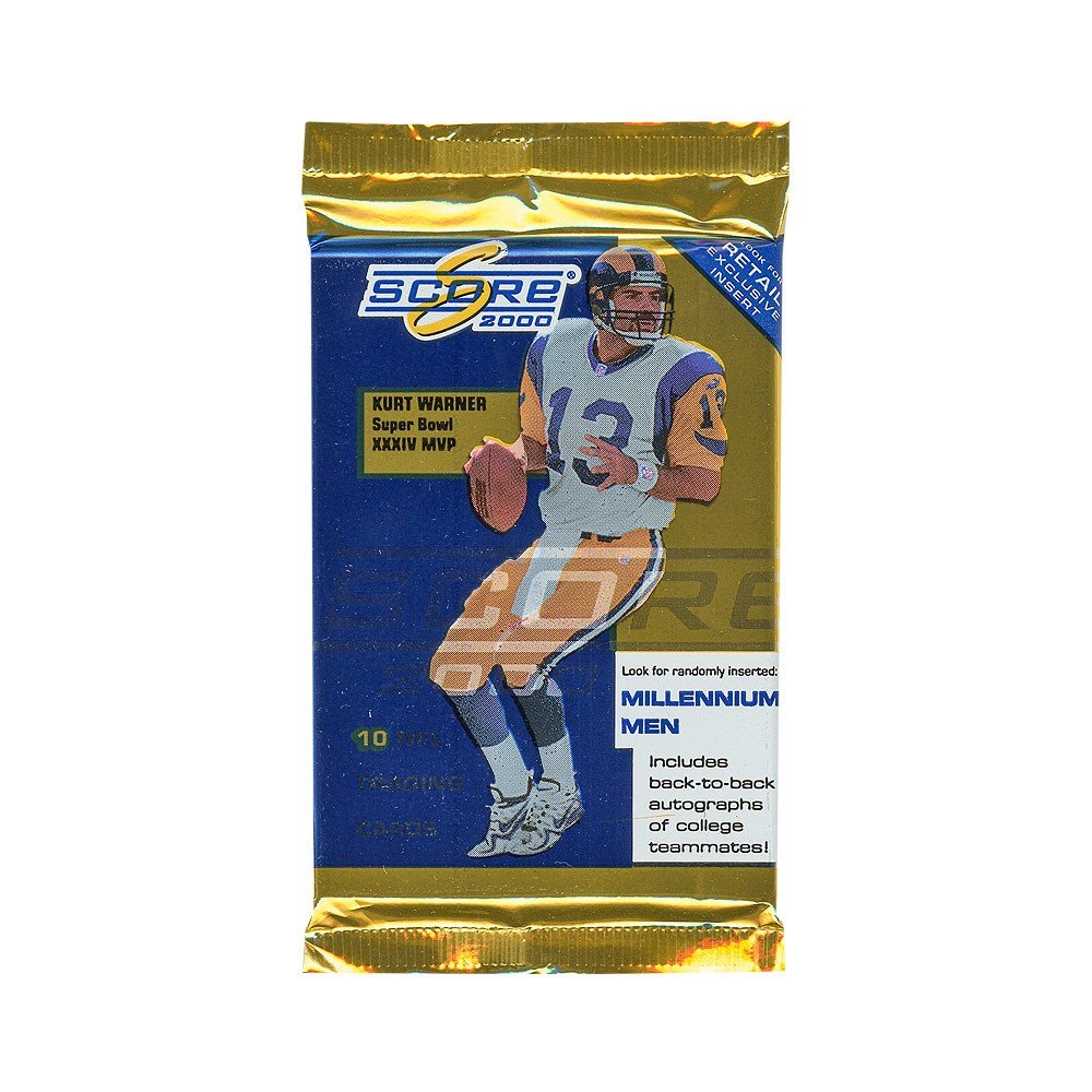 2000 Score Football Retail 36-Pack Lot w/ Box | Steel City Collectibles