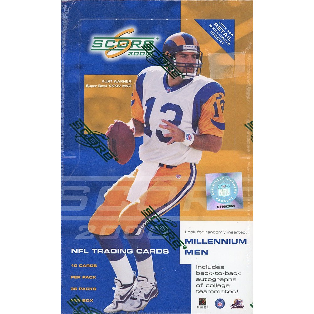 2000 Score Football 36ct Retail Box | Steel City Collectibles