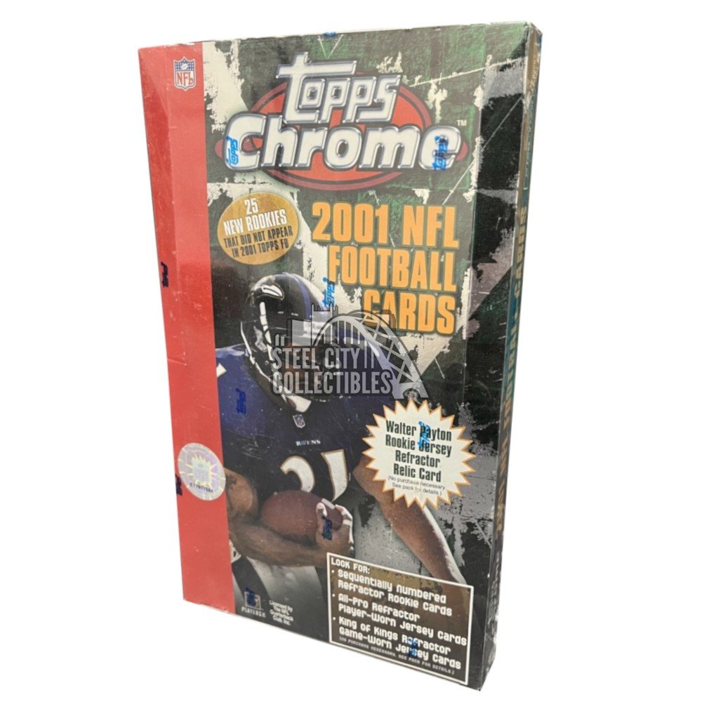 2001 Topps Chrome Football 24 Pack Retail Box | Steel City Collectibles