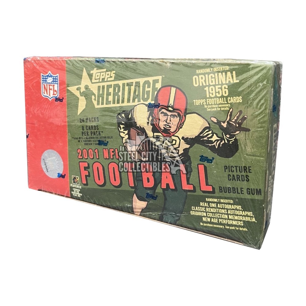 2001 Topps Heritage Football 24 Pack Retail Box | Steel City Collectibles