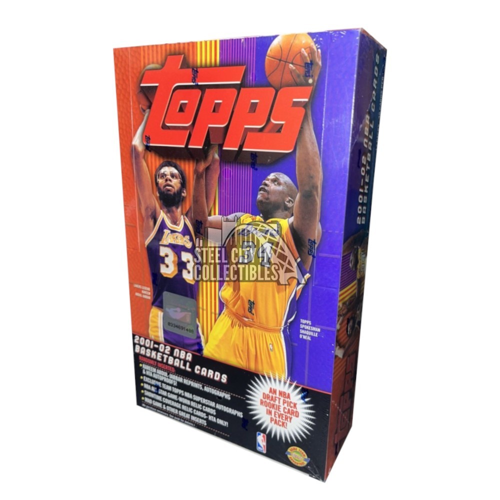 2001-02 Topps Basketball HTA Jumbo Hobby Box | Steel City Collectibles