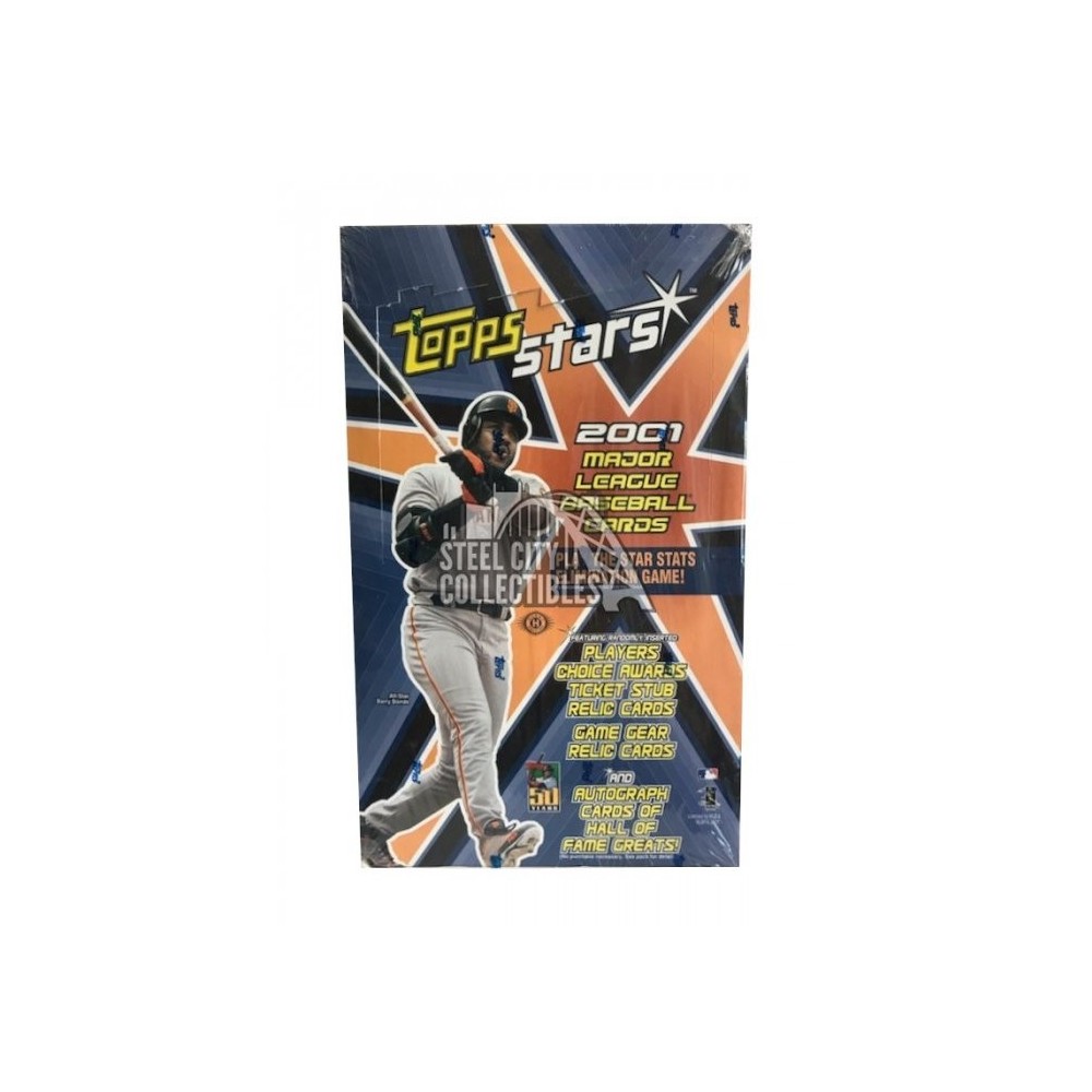 2001 Topps Stars Baseball Hobby Box Random 2-Pack Group Break #1 ...