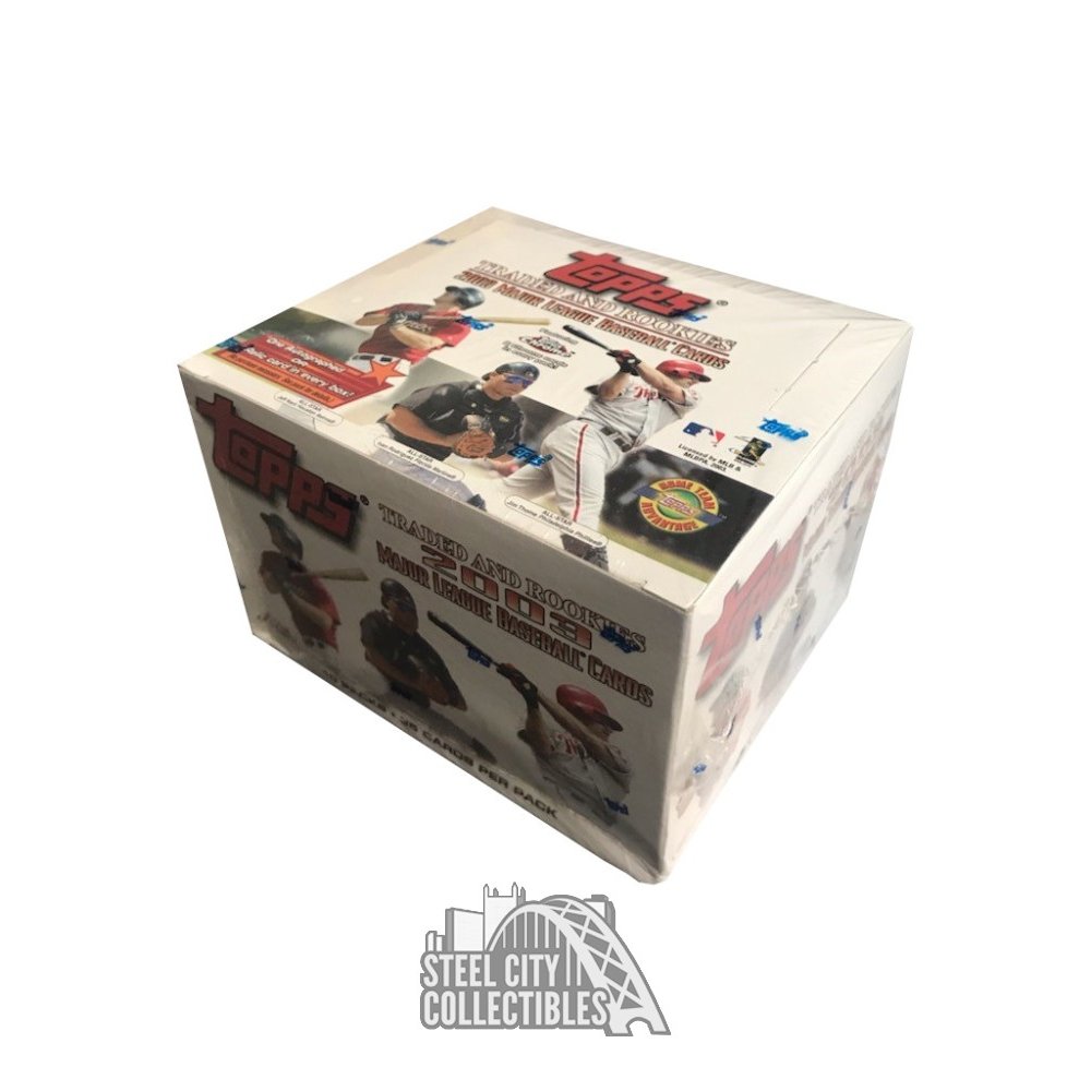 2003 Topps Traded & Rookies Baseball HTA Jumbo Hobby box | Steel City ...