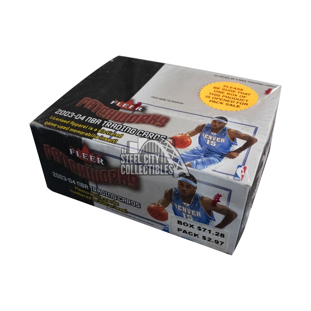 2003 04 Fleer Patchworks Basketball 24ct Retail Box Steel City