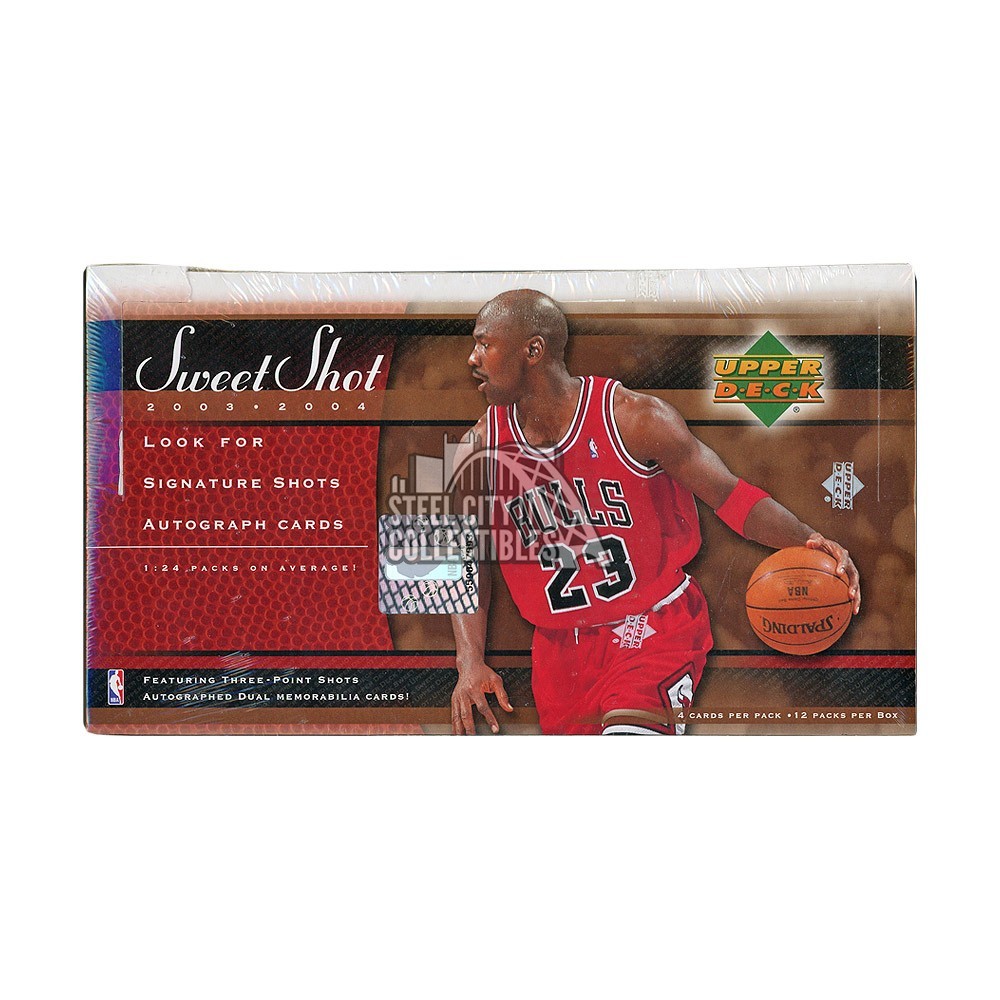 2003-04 Upper Deck Sweet Shot Basketball Hobby Box | Steel City ...