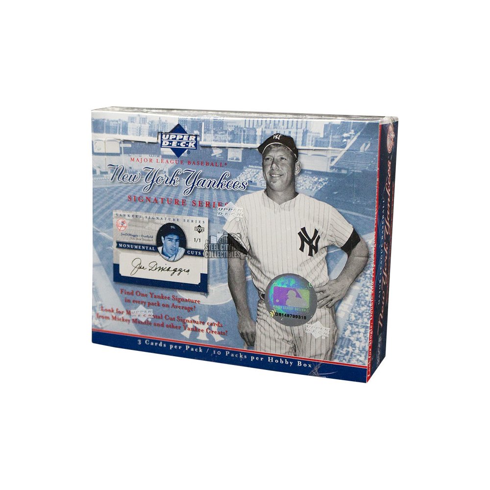 2003 Upper Deck Yankees Signatures Baseball Hobby Box | Steel City ...