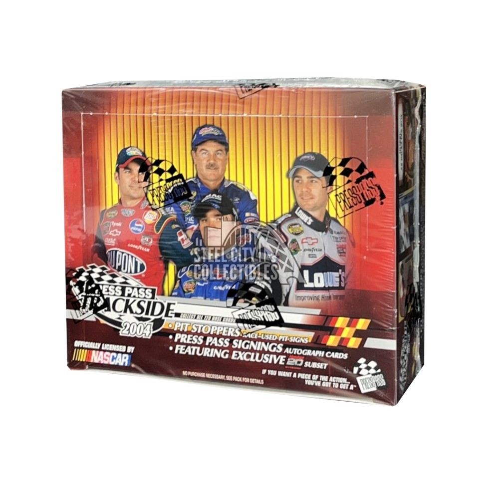 2004 Press Pass Trackside Racing Hobby Box | Steel City Collectibles