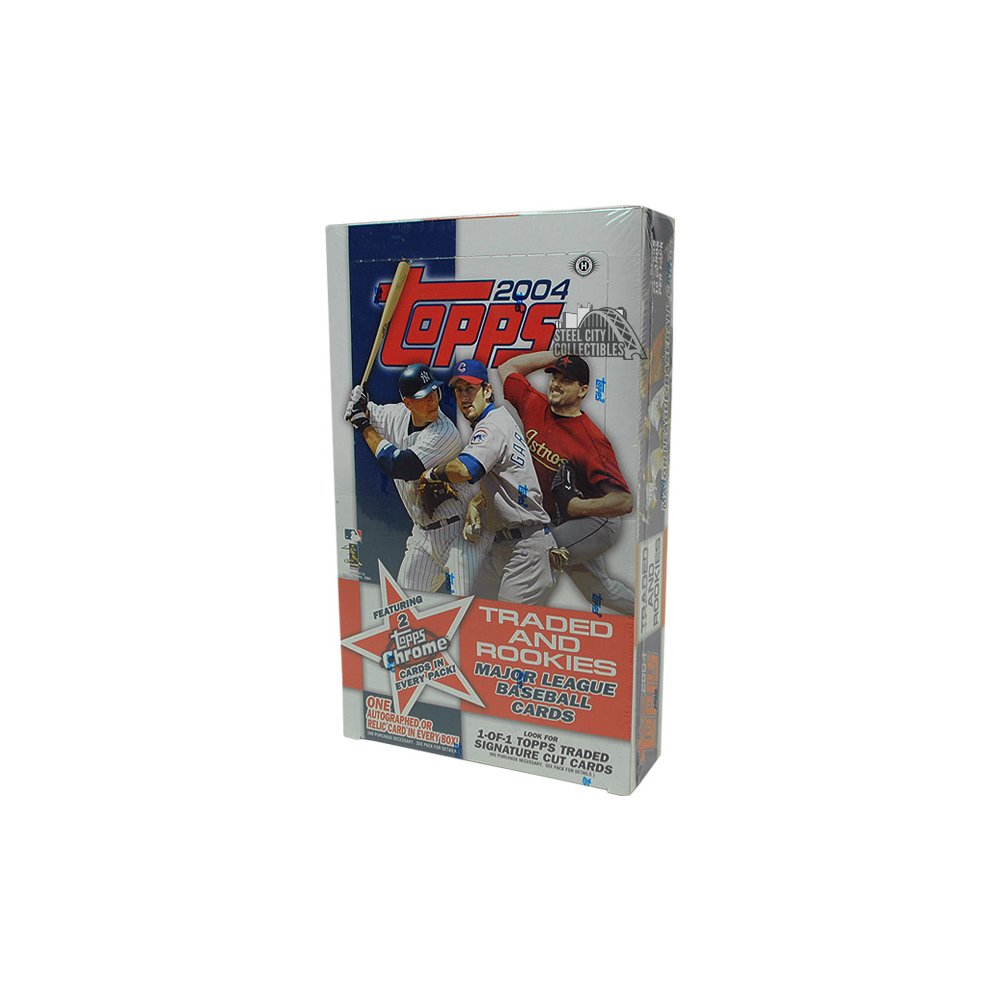 2004 Topps Rookie & Traded Hobby Baseball Box | Steel City Collectibles