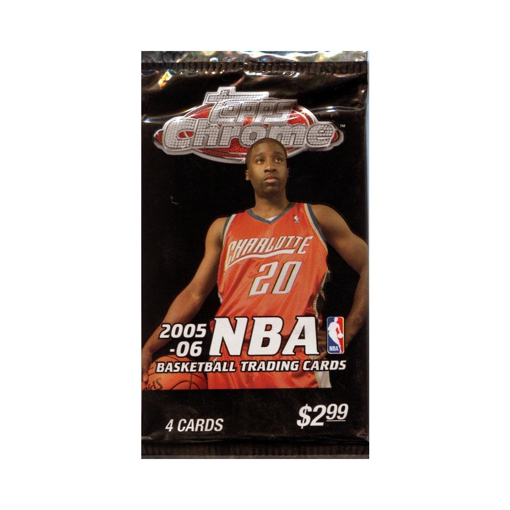 2005-06 Topps Chrome Basketball Retail 12 Pack Lot | Steel City ...