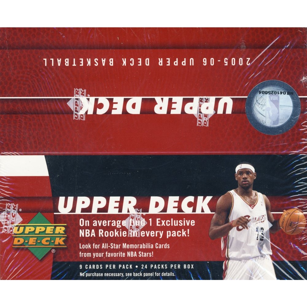 2005 06 Upper Deck Basketball 24ct Retail Box Steel City Collectibles