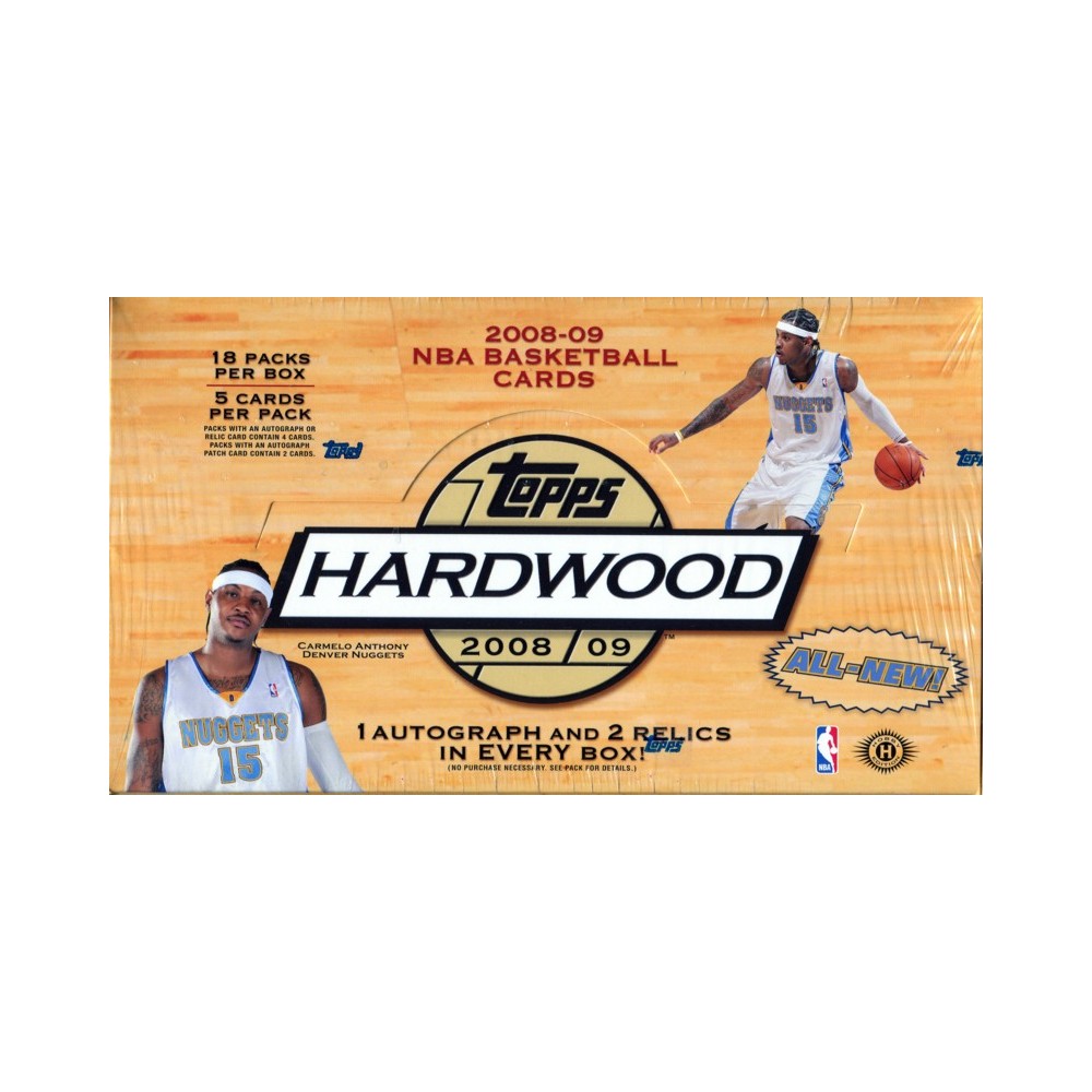 2008-09 Topps Hardwood Basketball Hobby Box | Steel City Collectibles