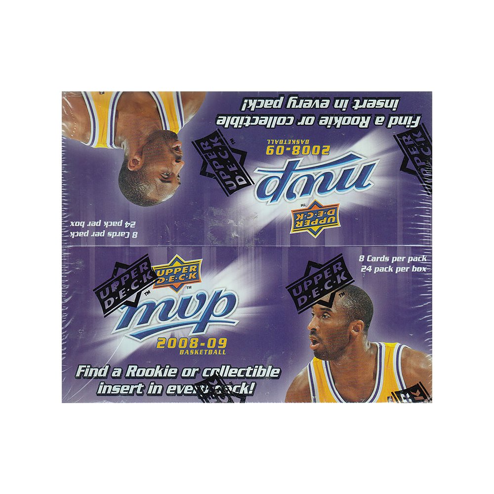 2008 09 Upper Deck Mvp Basketball 24ct Retail Box Steel City Collectibles