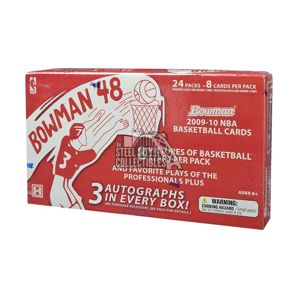 2009-10 Bowman 48 Basketball Hobby Box | Steel City Collectibles