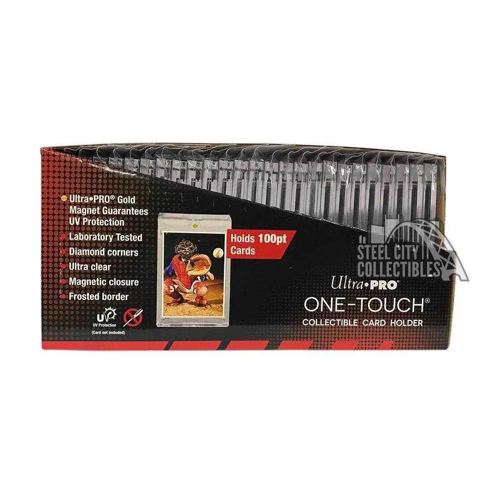 Ultra Pro 100pt One Touch Magnetic Card Holder Box of 25 | Steel City ...