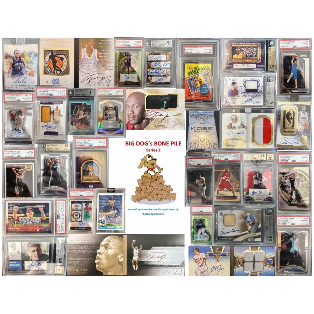 2022 Big Dog's Bone Pile Series 2 Multi-Sport 10-Card Case | Steel City ...