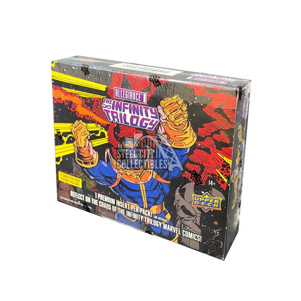 2023 Upper Deck Marvel Allegiance The Infinity Trilogy Hobby Box ...