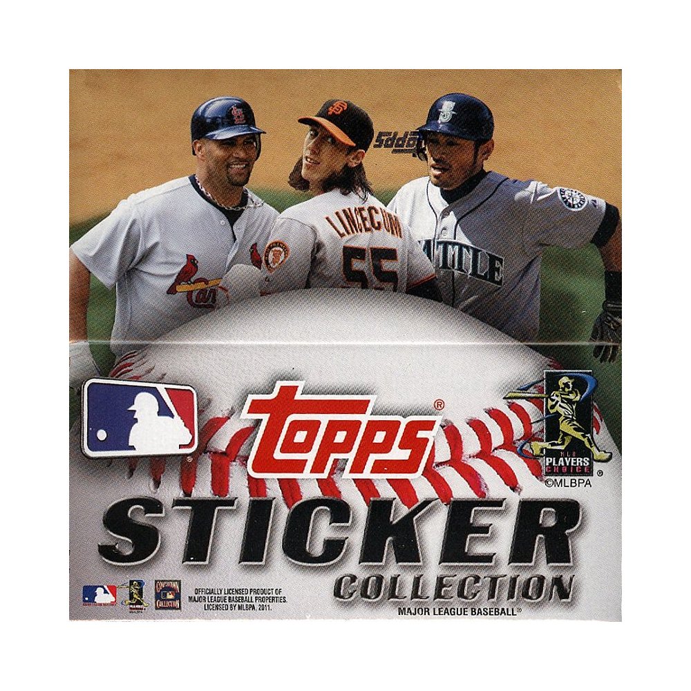 2011 Topps MLB Sticker Collection 16-Box Case with 16-Albums | Steel ...