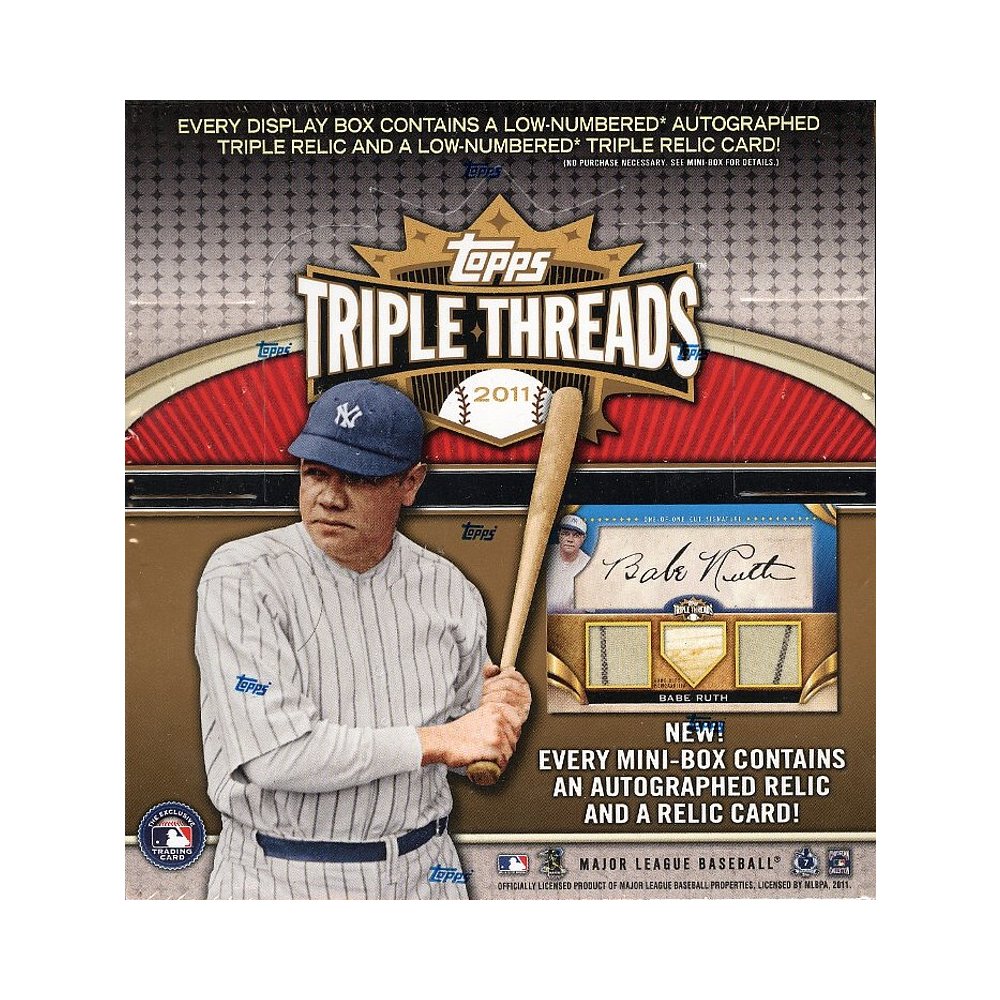 2011 Topps Triple Threads Baseball Hobby 9-Box Case | Steel City ...