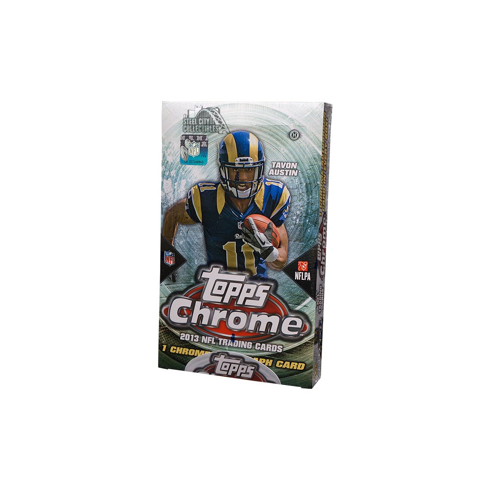 2013 Topps Chrome Football Hobby Box | Steel City Collectibles