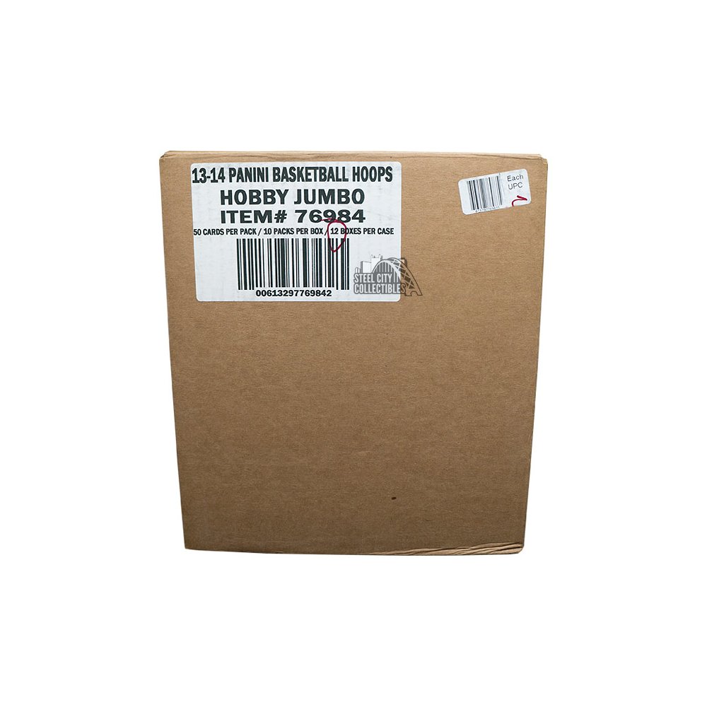 2013-14 Panini NBA Hoops Basketball Hobby Jumbo 12-Box Case | Steel ...
