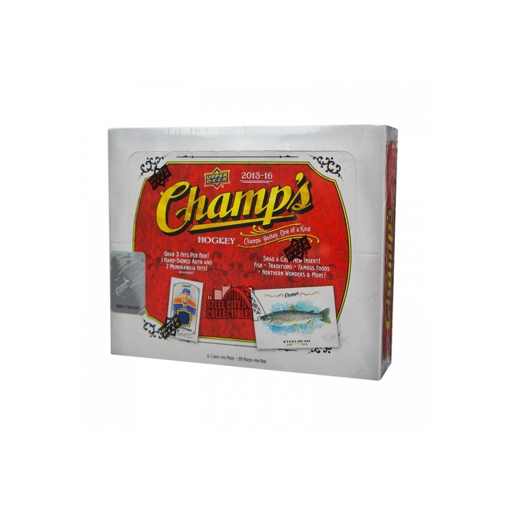 2015-16 Upper Deck Champs Hockey Hobby Box Random 2-Pack Group Break #1 ...