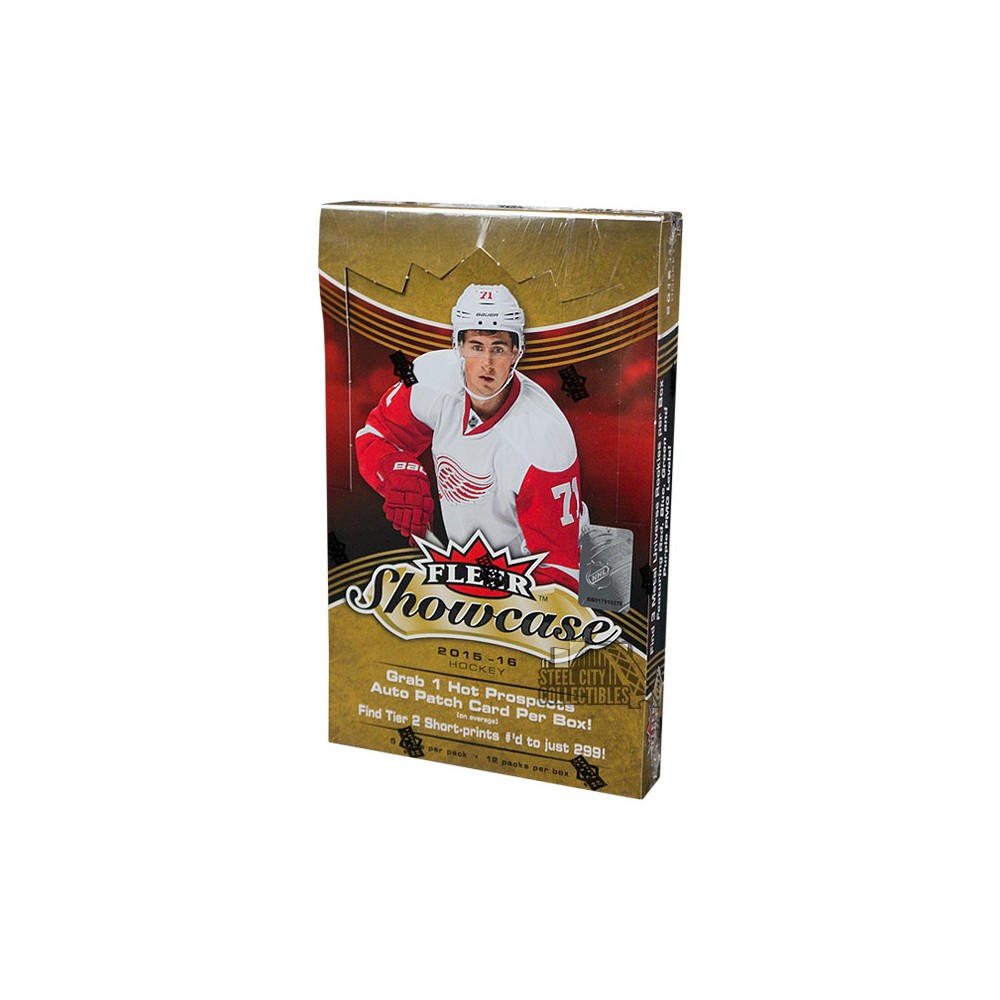 2015-16 Upper Deck Fleer Showcase Hockey Hobby Box | Steel City ...
