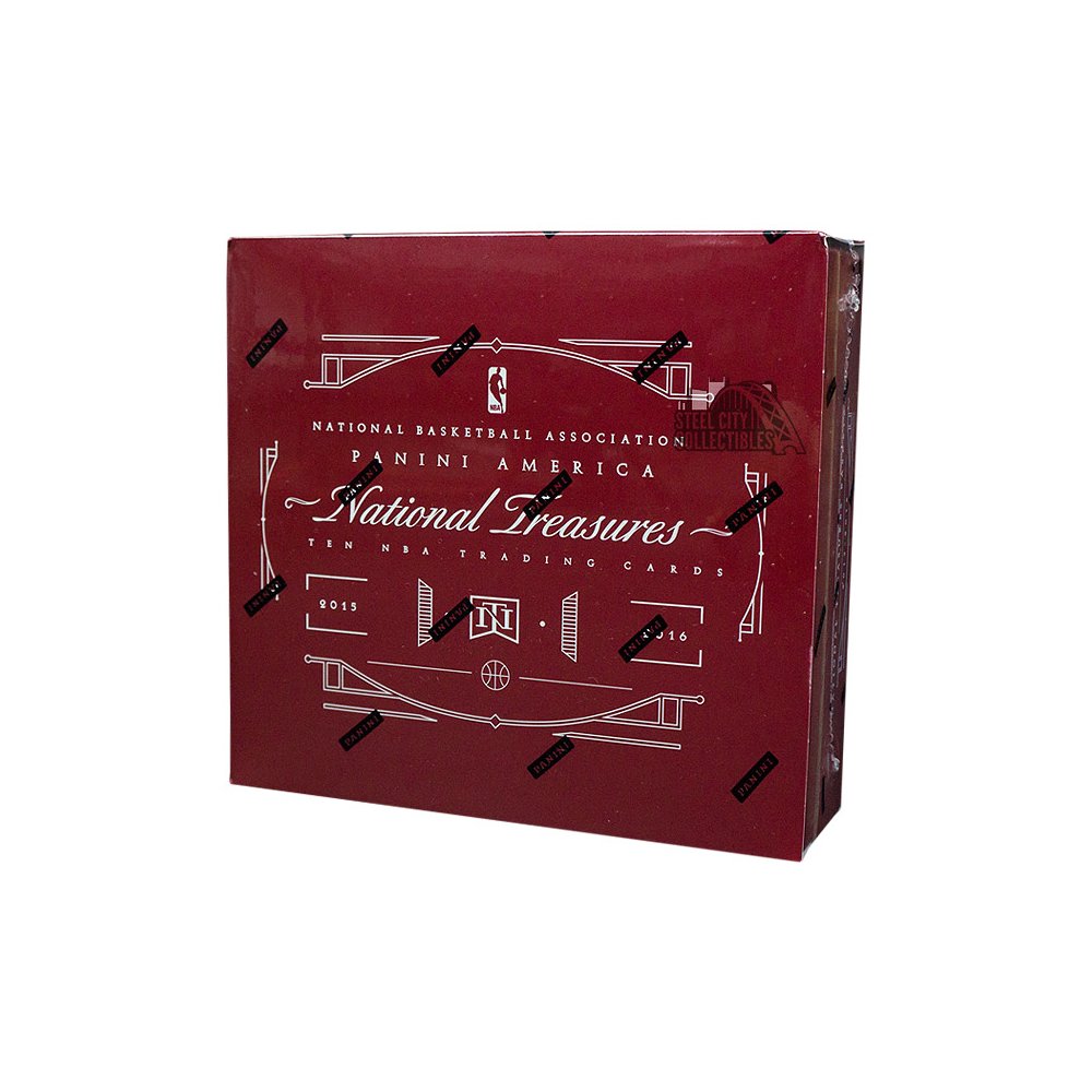 2015-16 Panini National Treasures Basketball Hobby Box | Steel City ...