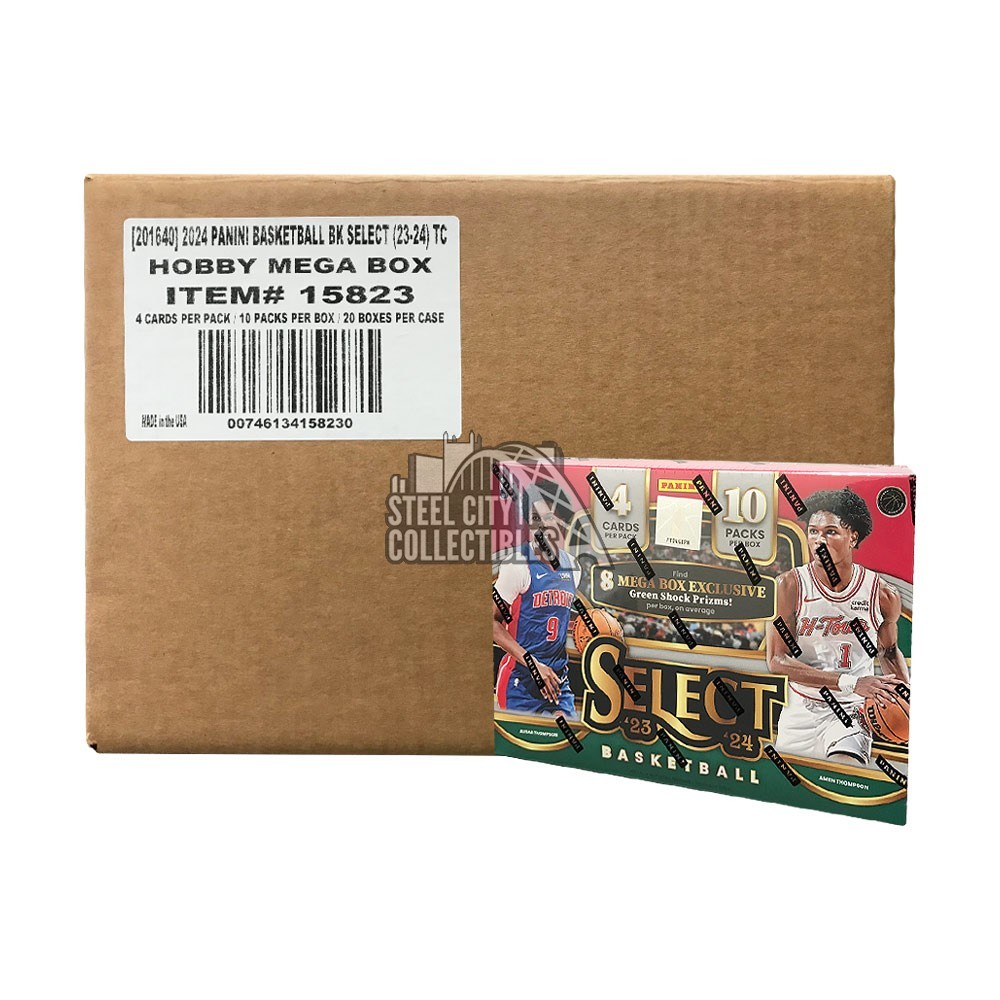 2023-24 Panini Select Basketball Hobby Mega 20-Box Case | Steel City ...