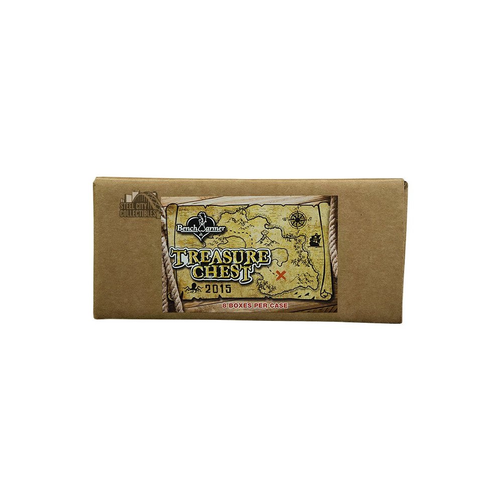 2015 Benchwarmer Treasure Chest Trading Cards Hobby 8-Box Case | Steel ...