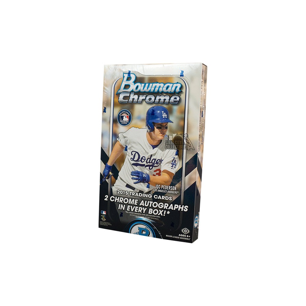 2015 Bowman Chrome Baseball Hobby Box | Steel City Collectibles