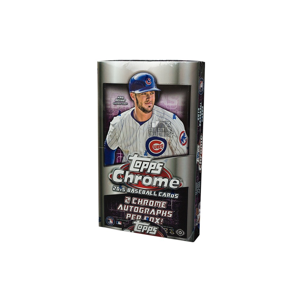 2015 Topps Chrome Hobby Baseball Box | Steel City Collectibles