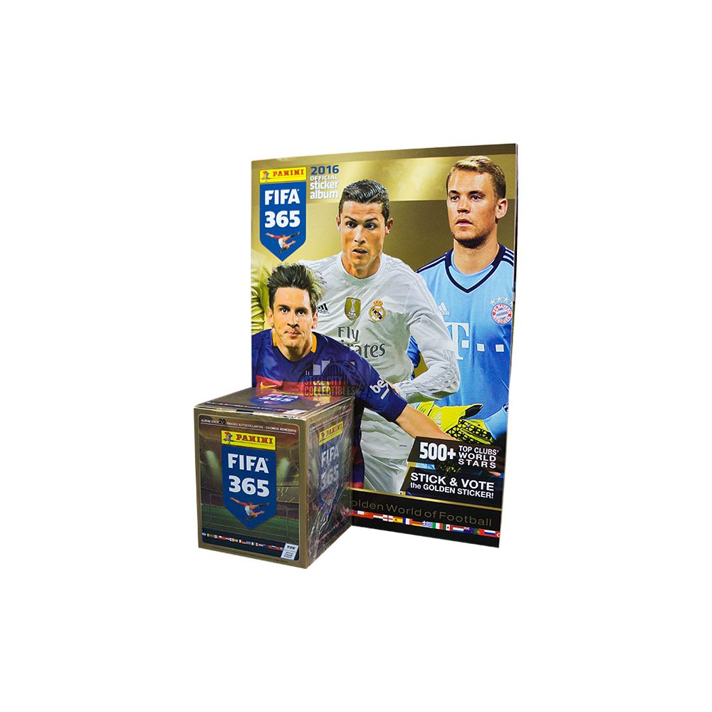 2016 Panini FIFA 365 Soccer 50ct Sticker Box with Album | Steel City ...