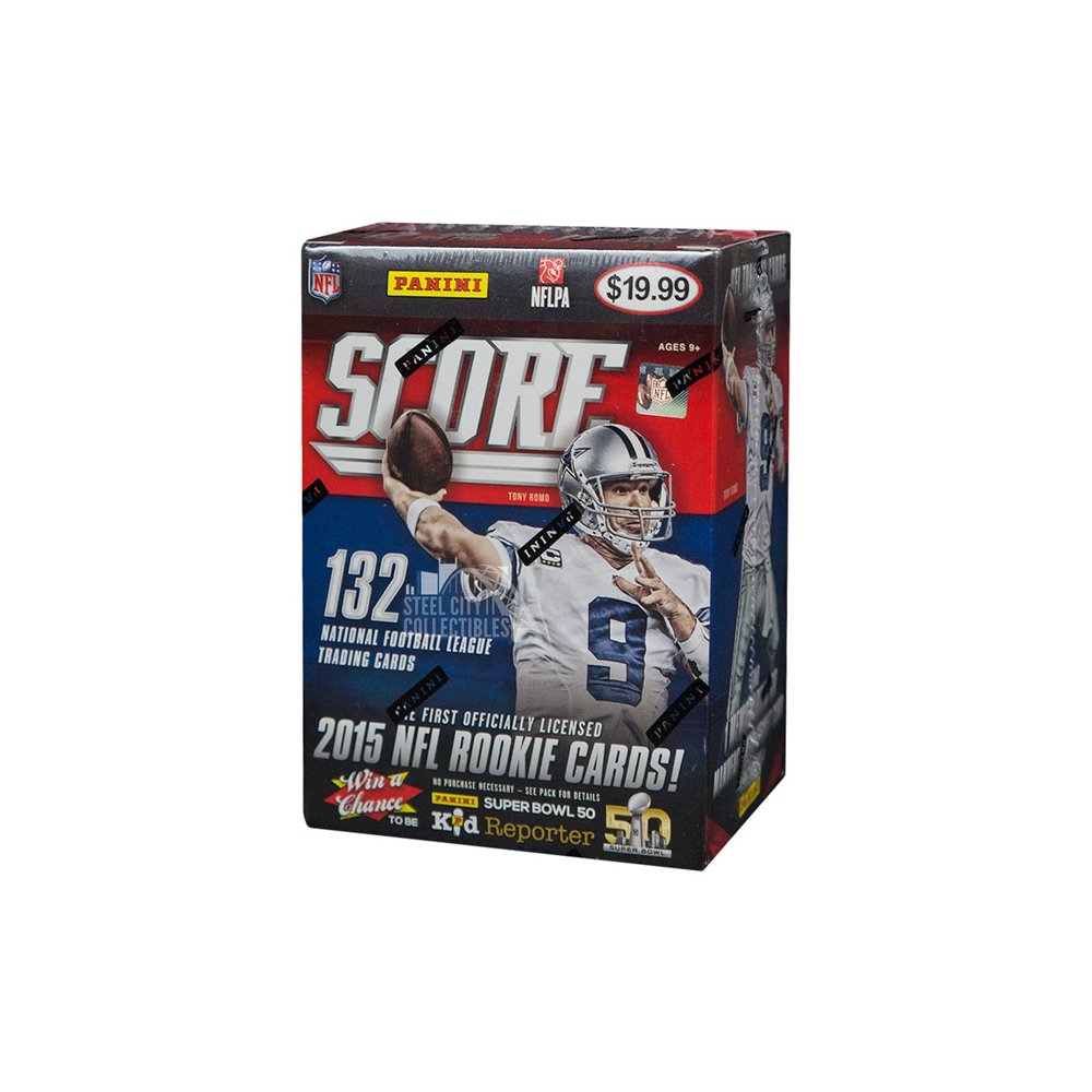 2015 Panini Score Football 11ct Blaster Box with Relic Card | Steel ...