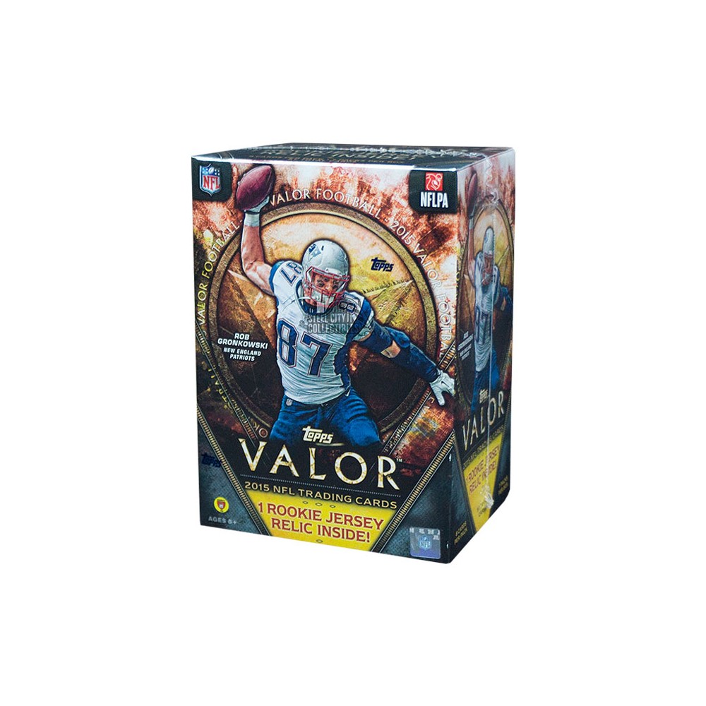 2015 Topps Valor Football 7-pack Blaster Box with Relic Card | Steel ...
