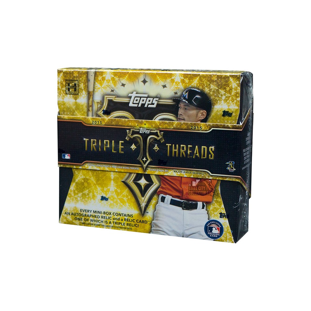 2015 Topps Triple Threads Baseball Hobby Box | Steel City Collectibles