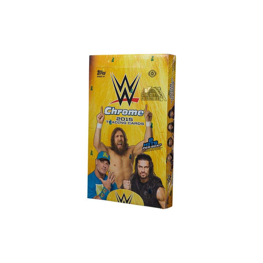 2015 Topps Chrome WWE Wrestling Hobby Box | Steel City Collectibles