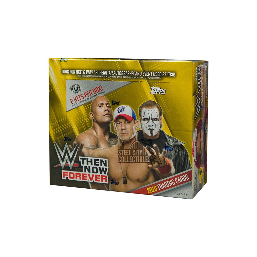 2016 Topps WWE Then Now Forever Hobby Box | Steel City Collectibles