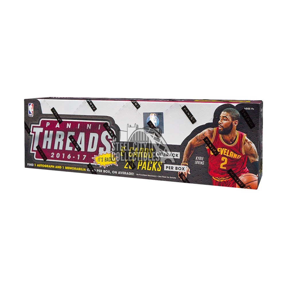 2016-17 Panini Threads Basketball Hobby Box | Steel City Collectibles