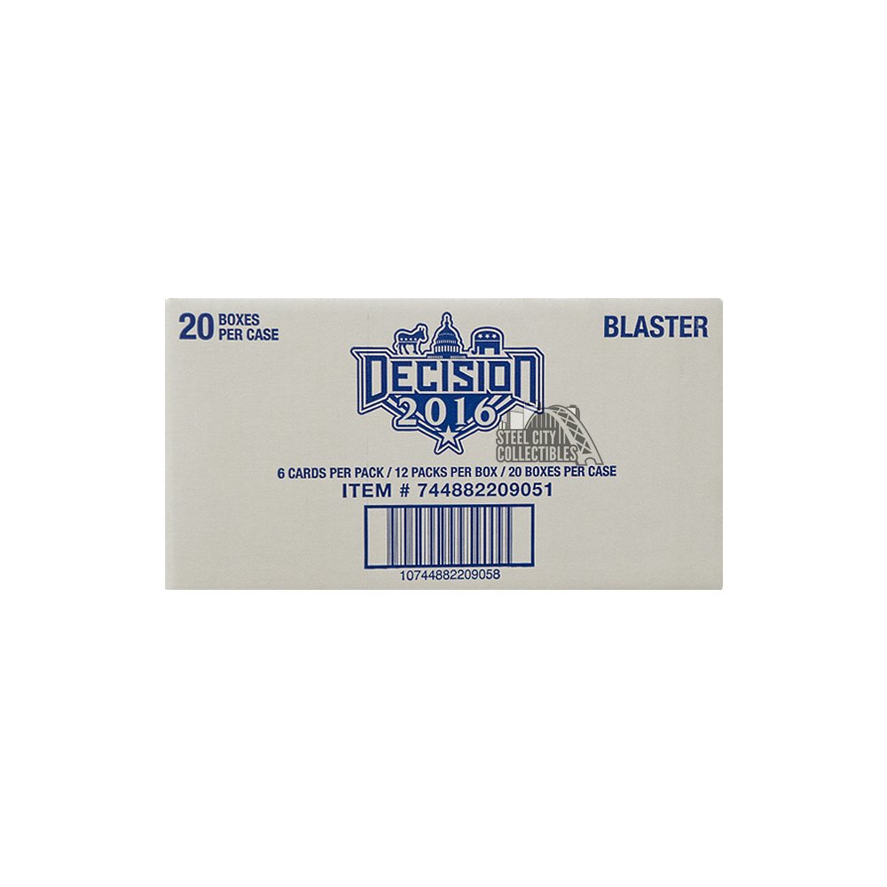 Decision 2016 Blaster 20-Box Case | Steel City Collectibles