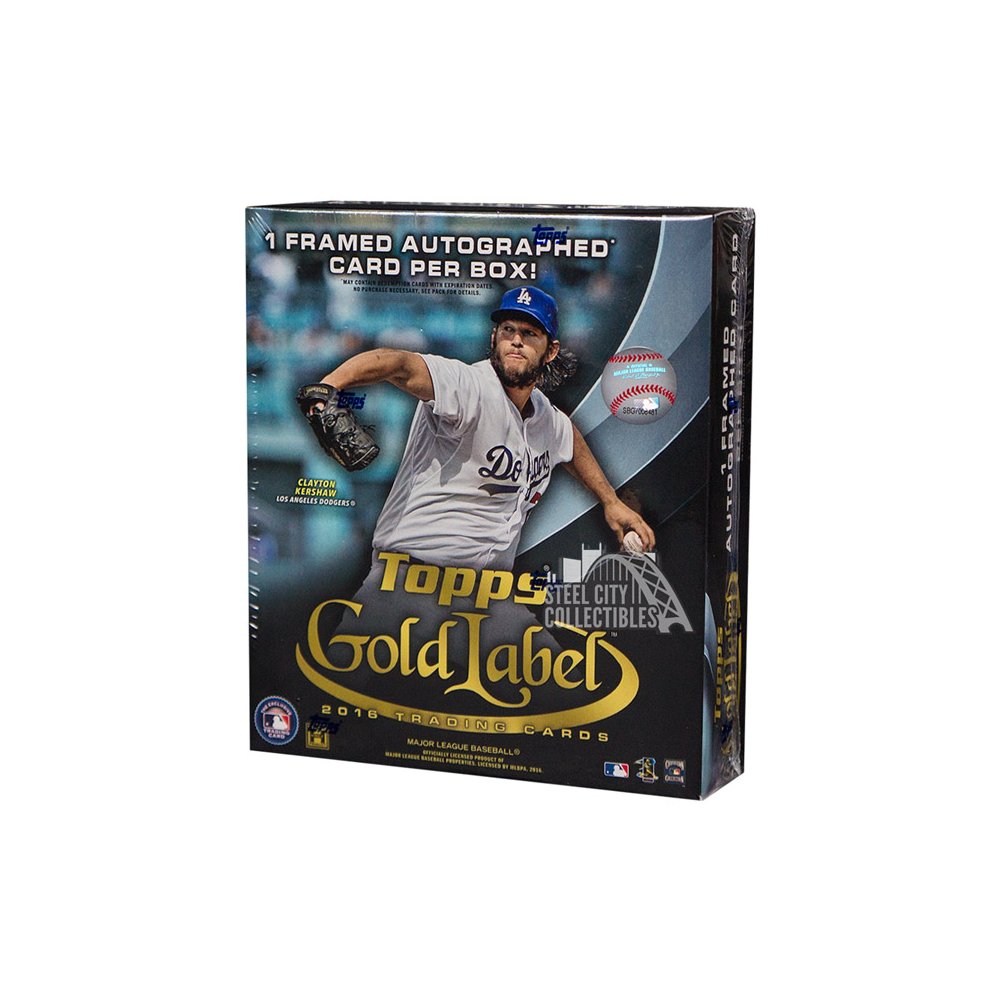 2016 Topps Gold Label Baseball Hobby Box | Steel City Collectibles
