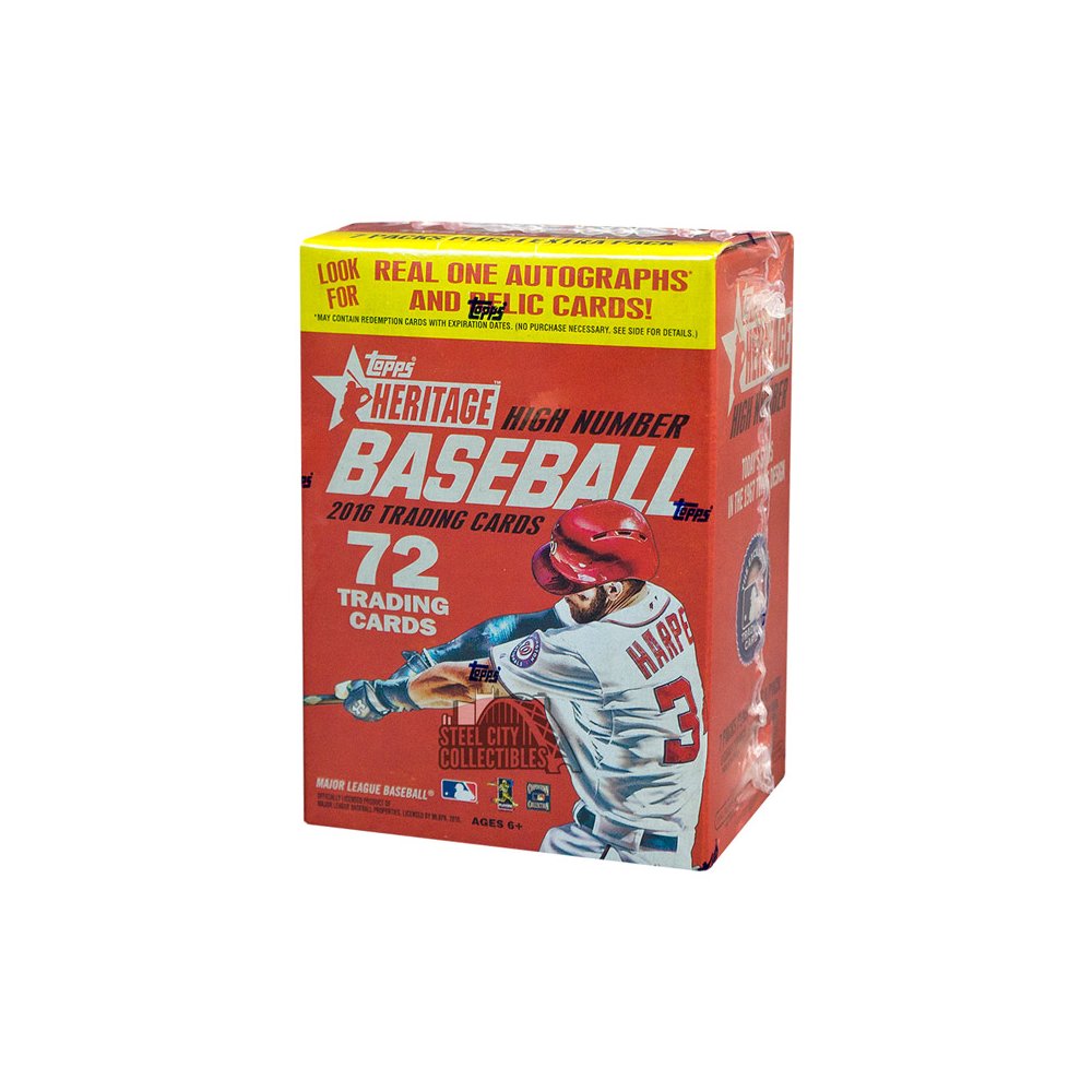 2016 Topps Heritage High Number Baseball Blaster Box Steel City 2016-topps-heritage-high-number-baseball-blaster-box-steel-city