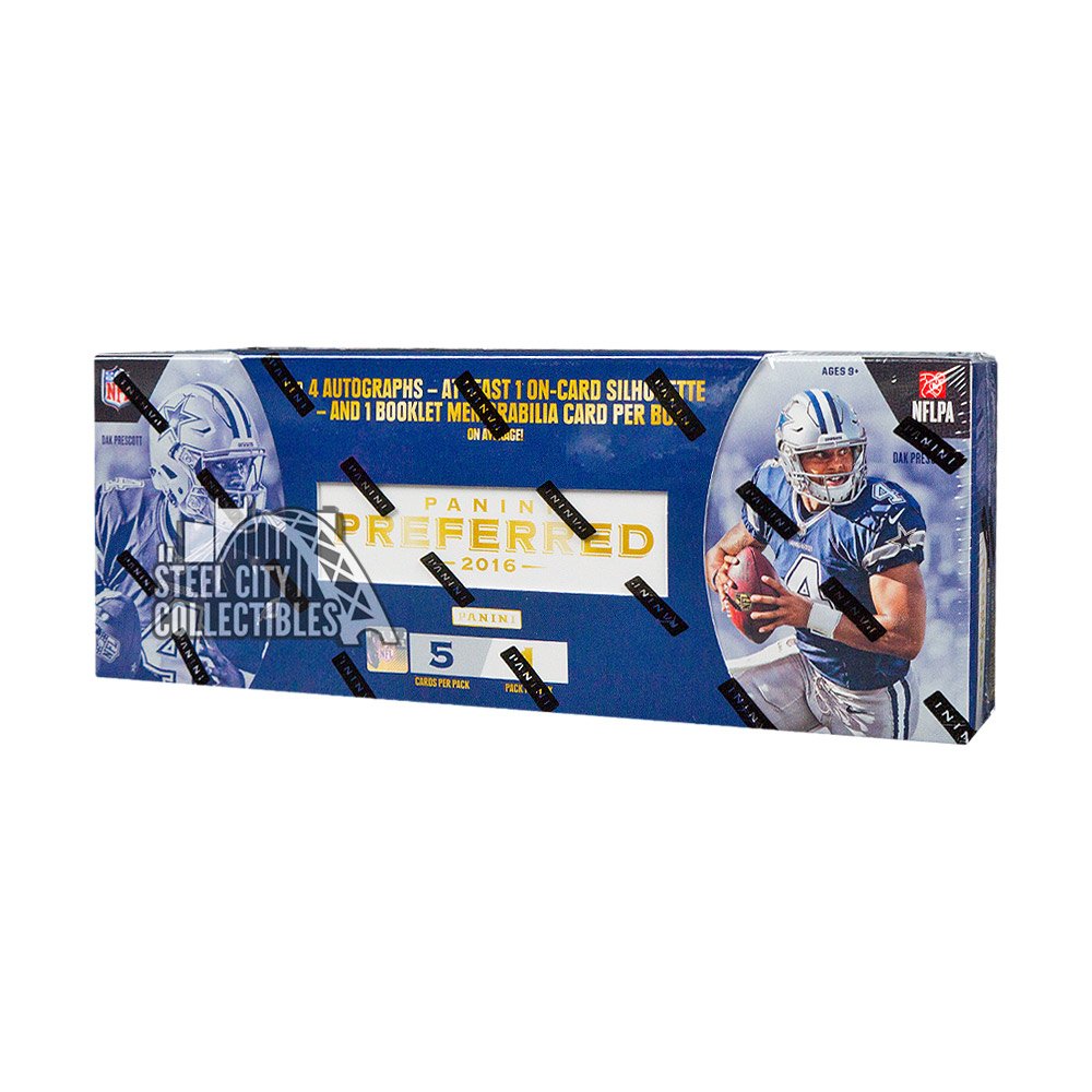 2016 Panini Preferred Football Hobby Box | Steel City Collectibles