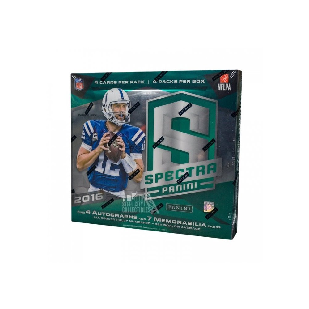 2016 Panini Spectra Football Hobby Box Random Serial # Group Break #1 ...