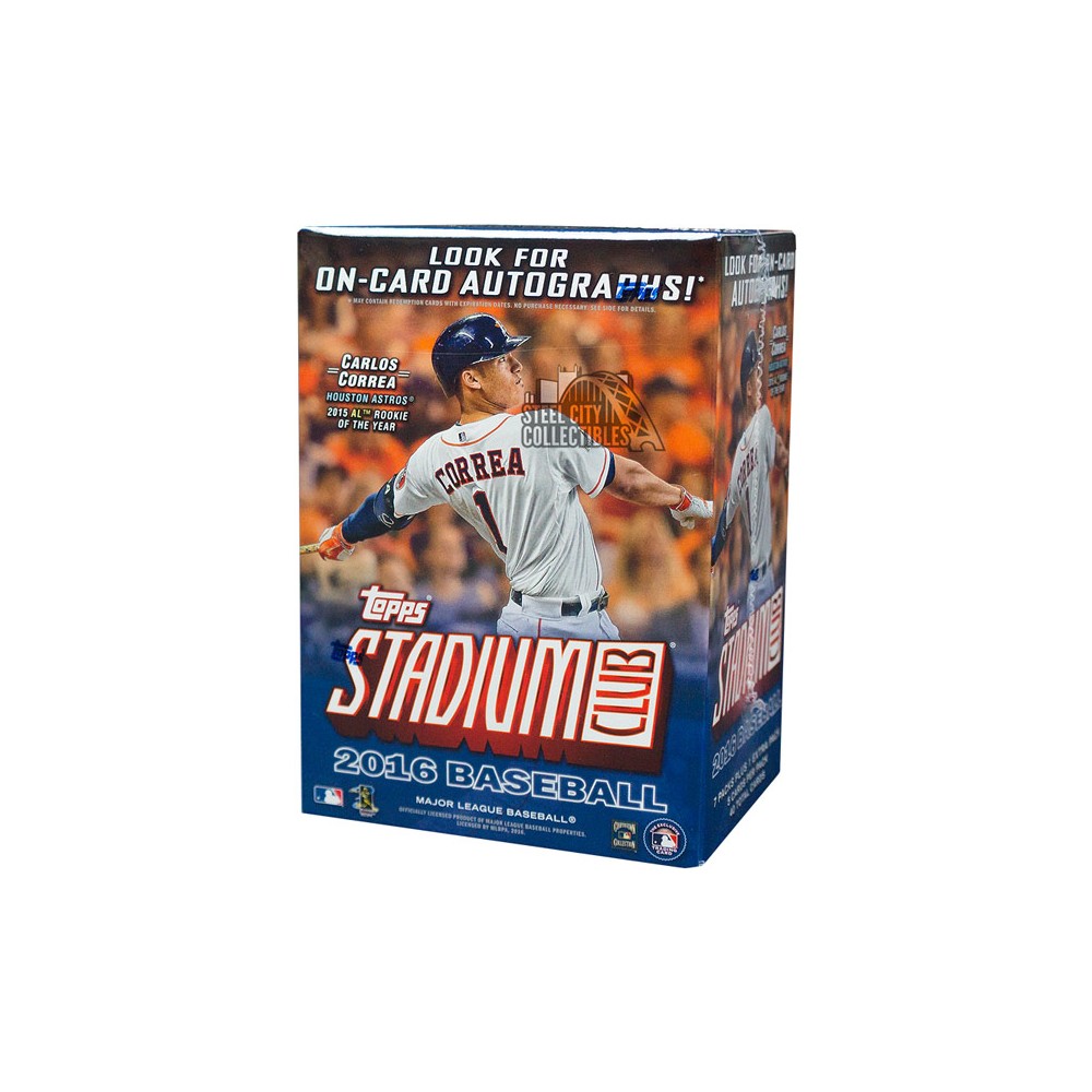 2016 Topps Stadium Club Baseball 8ct Blaster Box | Steel City Collectibles